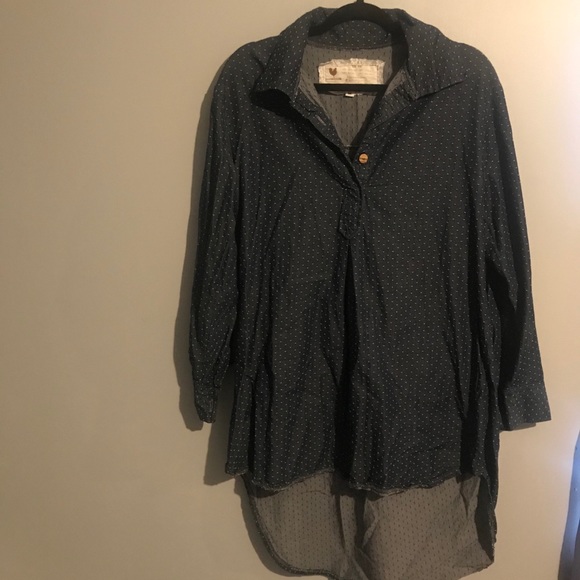 Farmhouse Frocks | Dresses | Farmhouse Frocks Polka Dot Tunic High Low ...